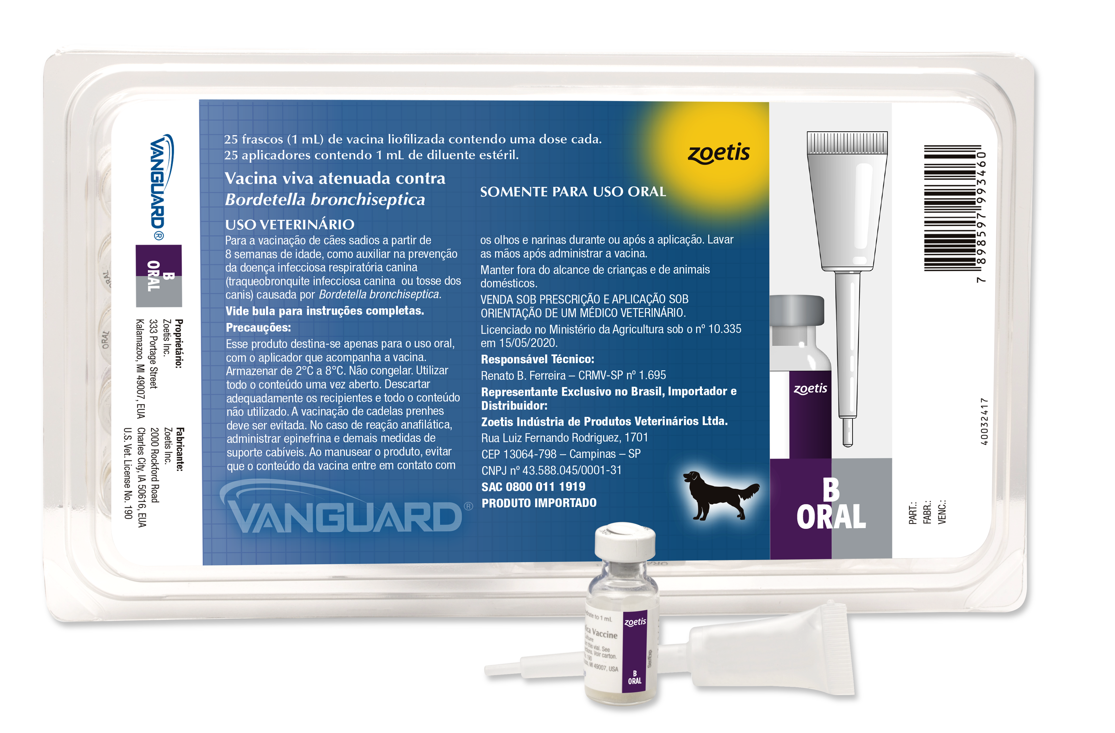 Vanguard B Oral | Zoetis BR
